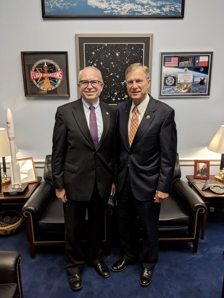 Texas Association of Business CEO Jeff Moseley meets with Rep. Brian ...